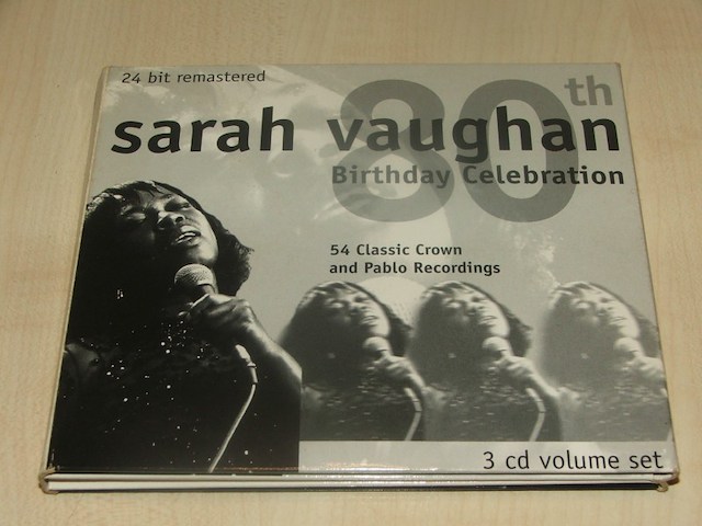 Sarah Vaughan ‎– 80th Birthday Celebration (3 CD)