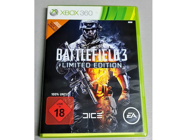 Battlefield 3 Limited Edition     2xDVD     XBOX 360