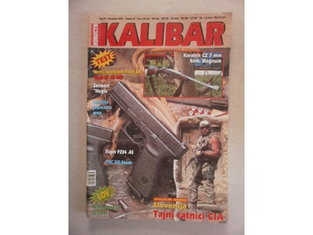 KALIBAR  broj  97  -  novembar 2004.