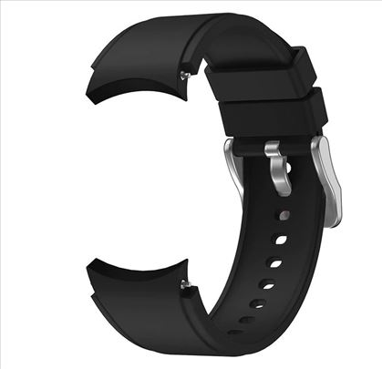 Samsung Galaxy Watch 4 crna silikonska narukvica