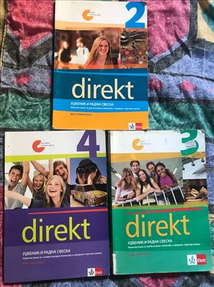 Nemački jezik Direkt 2, 3, 4, Klett