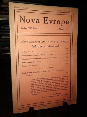 Komunizam kod nas i u svetu (Nova Evropa, 1923)