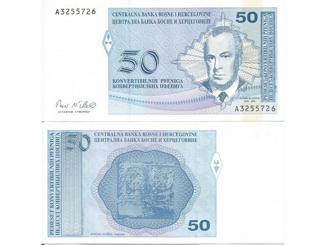 Bosna i Hercegovina 50 pfeniga 1998. UNC