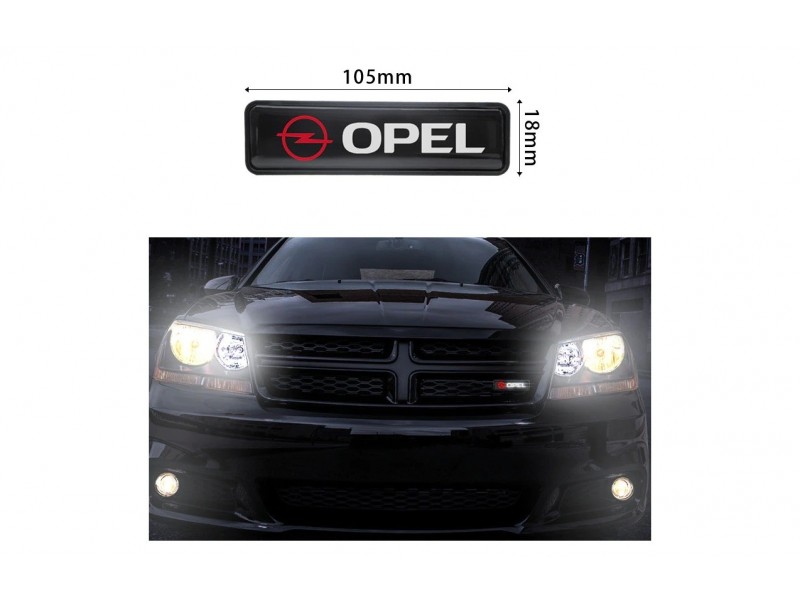 12V Svetleći LED znak za prednju masku - OPEL