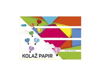 Kolaž papir 10 listova A4 Connect 106091