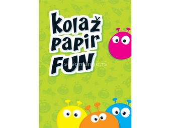 Kolaž papir B5 samolepljivi Fun 10 boja Fun Range