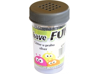 Glitter u prahu 1/1 Fun Range srebrna