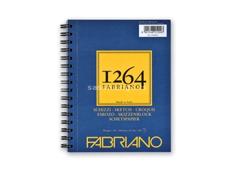 Blok Sketches spirala A5 60L 90g (natural grain) 1264 Fabriano 19100634