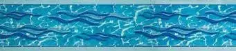Bordura za oblaganje bazena Ibiza Blue (0,24x100m)