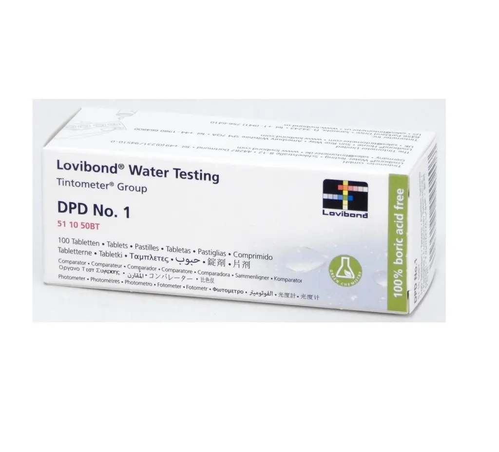 Blister tablete za Scuba tester DPD No. 1