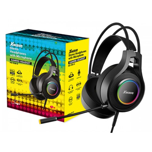 Slušalice Gaming stereo sa mikrofonom HD-550 G black 028812