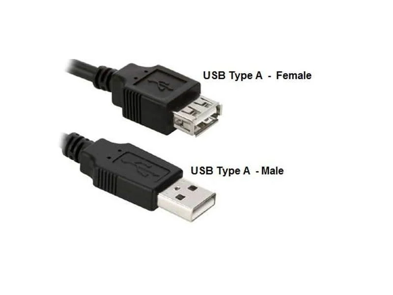 Produžni kabl USB A muški na USB A ženski, dužina 0,80m, 1,8m, 3m ili 5m