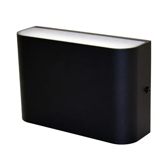 MITEA LIGHTING Spoljna nadgradna zidna LED lampa M953080 pravougaona crna