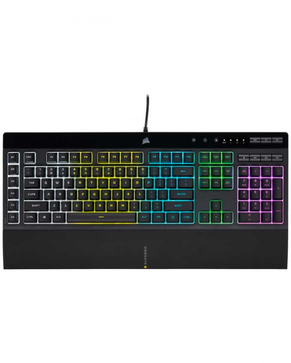 CORSAIR K55 RGB /CH-9226765-NA/gaming/crna/žičana tastatura/EN/1.8m