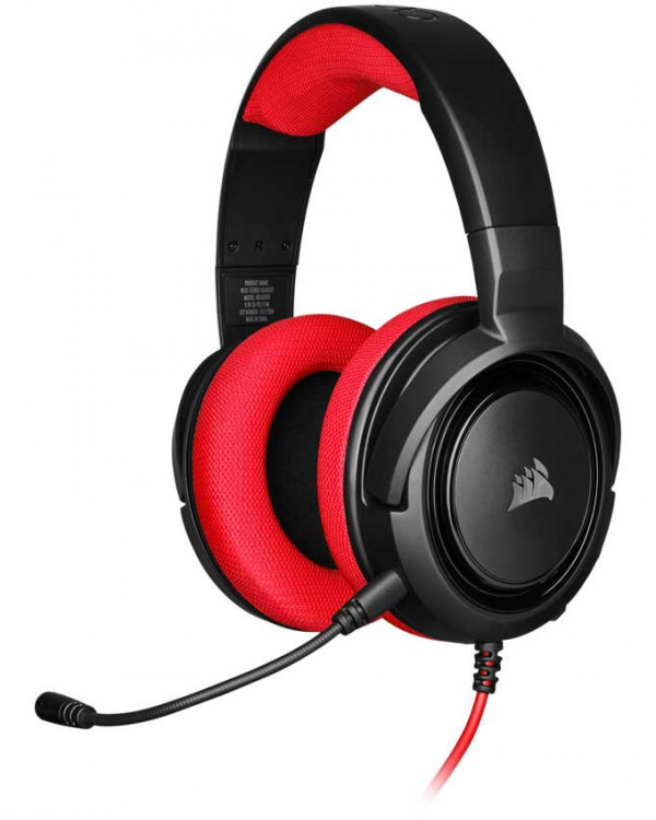 CORSAIR HS35 /CA-9011198-EU/gaming/crvena/žične slušalice sa mikrofonom 1.8m/ Unidirectional noise cancelling