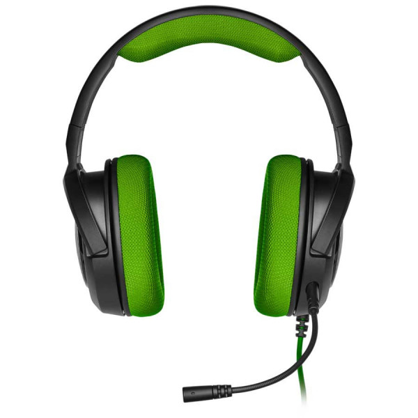 CORSAIR HS35 /CA-9011197-EU/gaming/crno-zelena/ žične slušalice sa mikrofonom 1.8m, Unidirectional noise