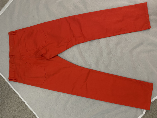 H&M nove decije narandzasto crvene pantalone