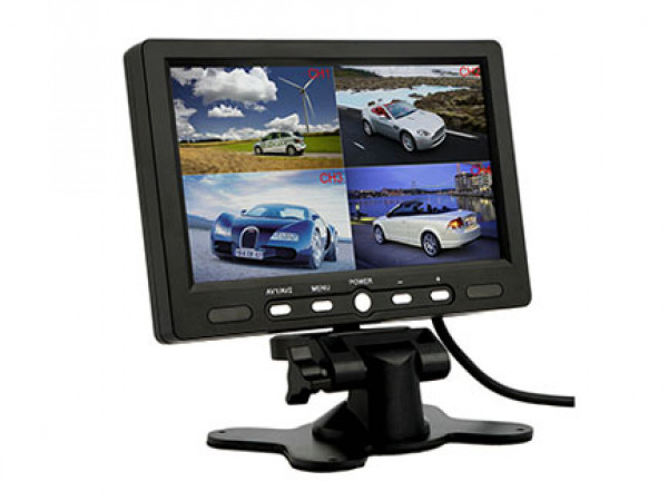 Monitor za auto/kombi 7'' LCD LC-798 QUAD
