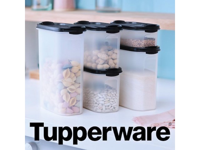 Tupperware set 5 Ovala za suve namirnice