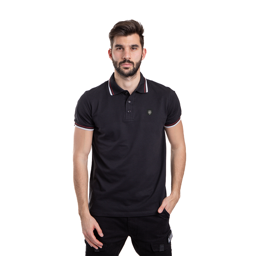 Polo majica 4S Casual-crna (Akcija!)