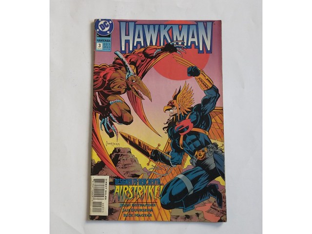 strip DC comics br. 3 HAWKMAN AIRSTRYKE