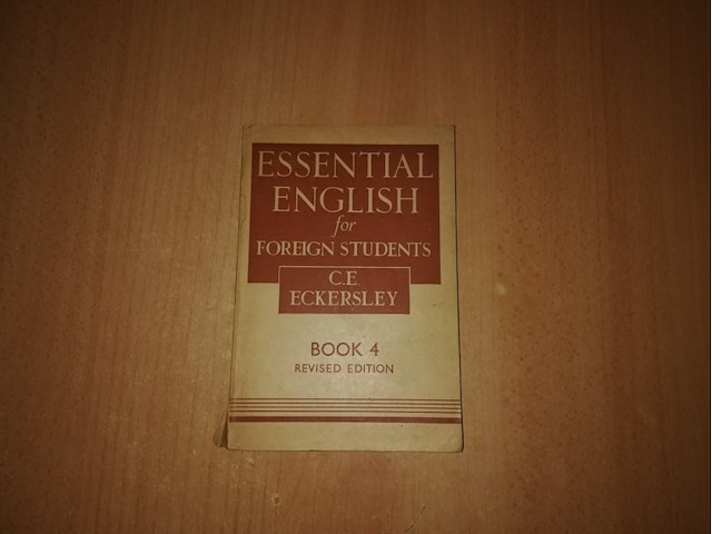 C. E. Eckersley - Essential English - Book 4