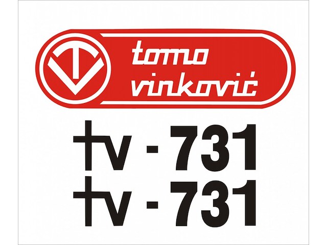 NALEPNICE ZA TRAKTOR - TOMO VINKOVIC 731