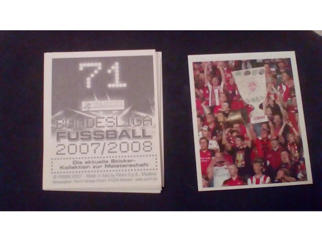 Slicice Bundesliga Fussball 2007 2008 Panini