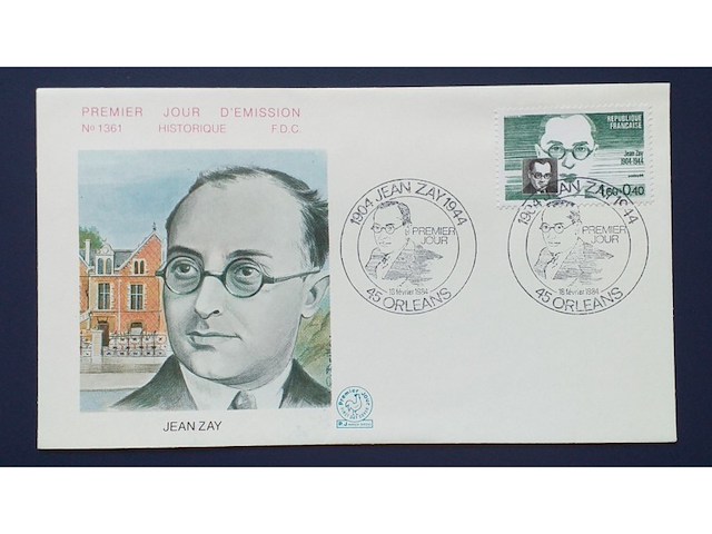 Francuska FDC 18.02.1984. No 1361