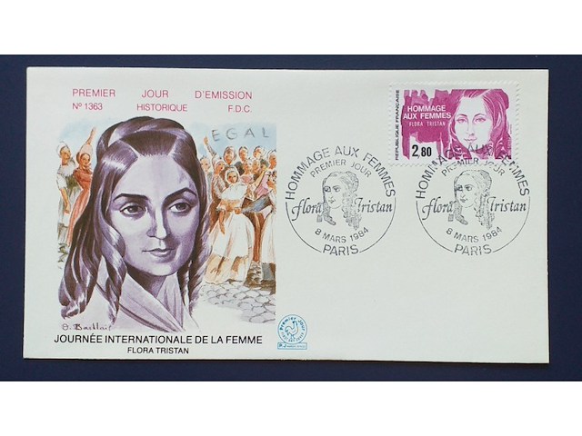 Francuska FDC 08.03.1984. No 1363