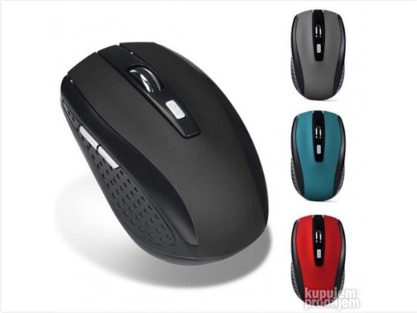 Optički gejmerski Wireless miš (domet 10m i 2000 DPI) Odličan kao
