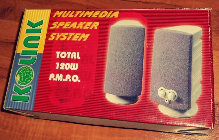 Kompjuterski zvučniciKolink''. Multimedia speaker system Total