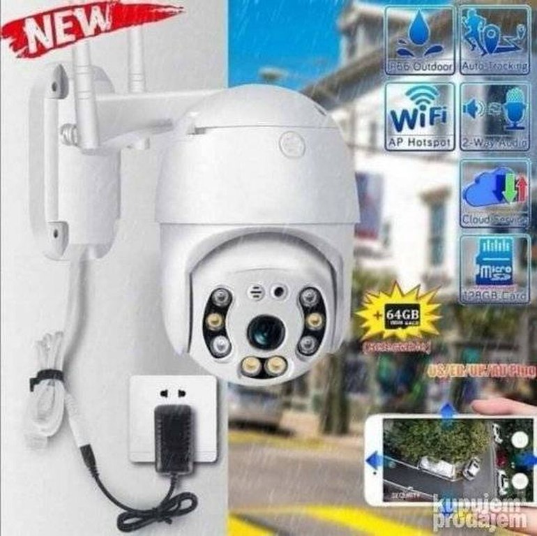 Wifi Smart Camera ip66 Spoljna Rotirajuća PTZ IP Wifi Kamera Za