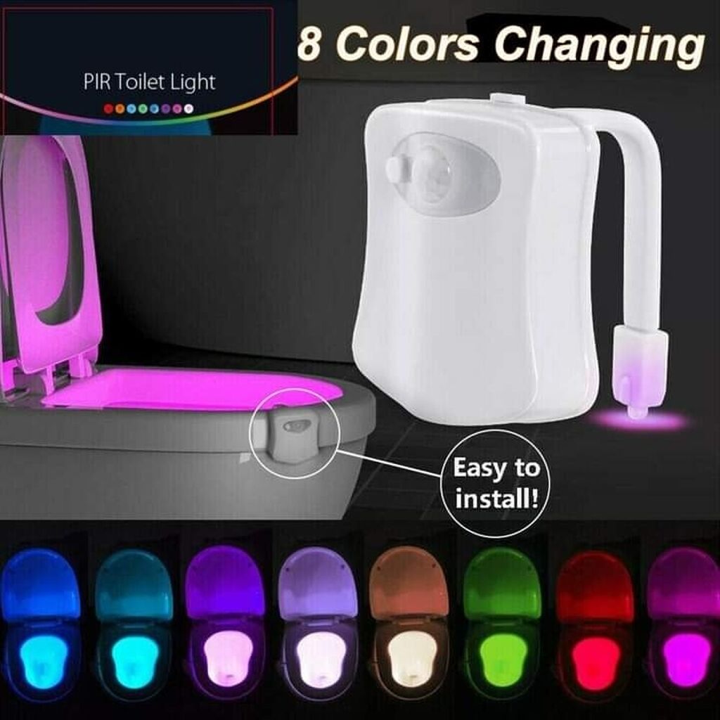 850din LED svetlo sa senzorom pokreta za WC solju 8 boja Smeta vam