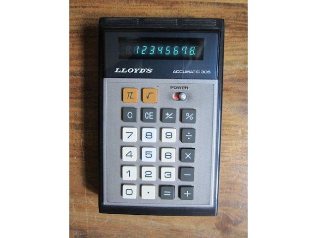 LLOYD`S Accumatic 305 - stari kalkulator iz 1975.god.