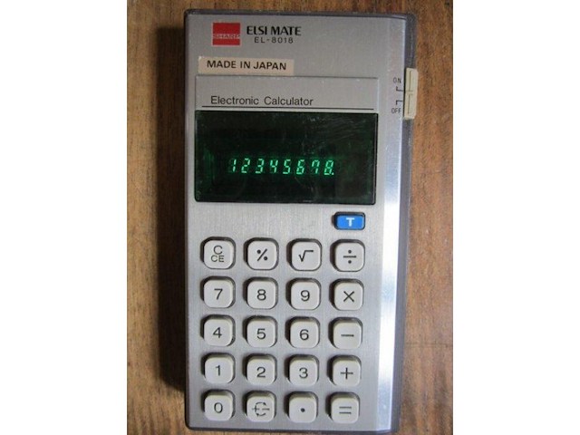 SHARP Elsi Mate EL-8018 - stari kalkulator iz 1976.g.