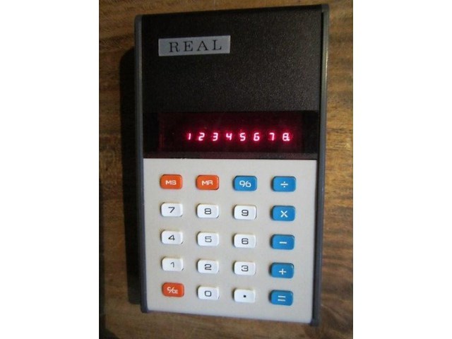 REAL Mini Calculator - stari kalkulator iz 197x. g.