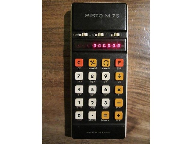 ARISTO M75 - stari kalkulator iz 1974.g. - NEISPRAVAN