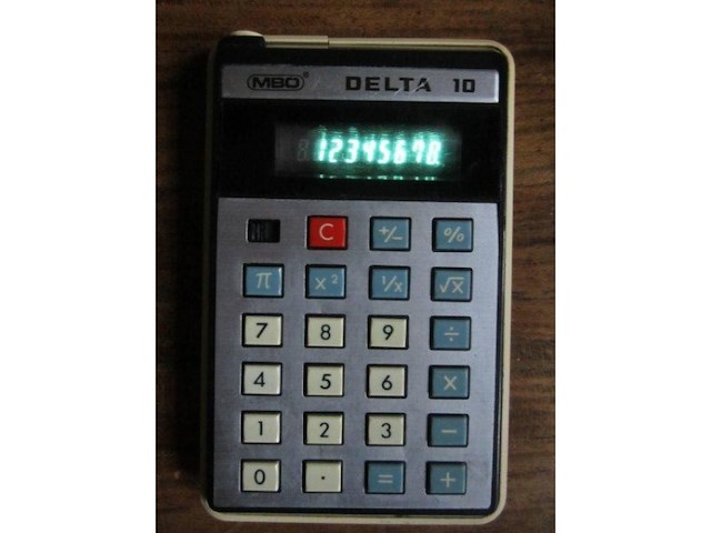 MBO Delta 10 - stari kalkulator iz 1975. godine