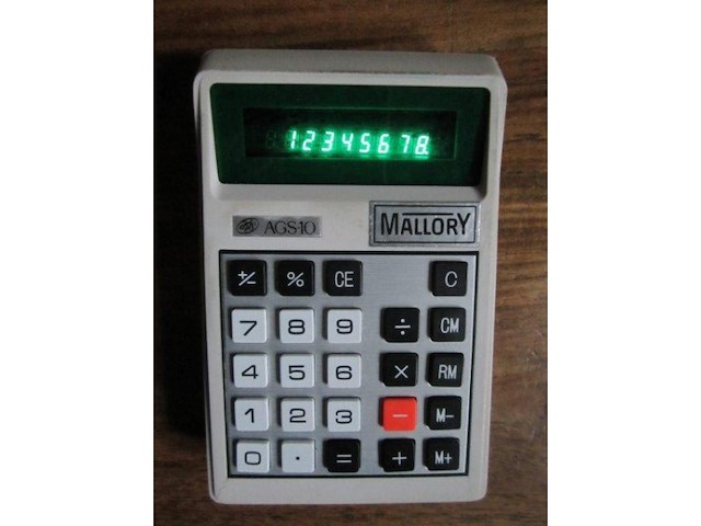 MALLORY AGS-10 - stari kalkulator iz 197x