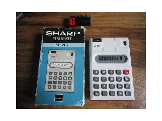 SHARP ElsiMate EL-207 - stari kalkulator