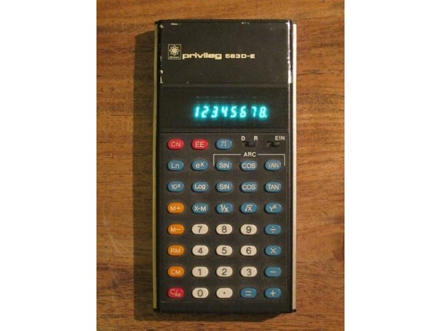 PRIVILEG 583D-E - stari kalkulator iz 1976.g.