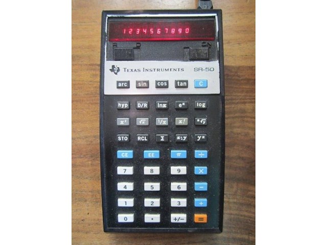 Texas Instruments SR-50 stari kalkulator iz 1973.g.