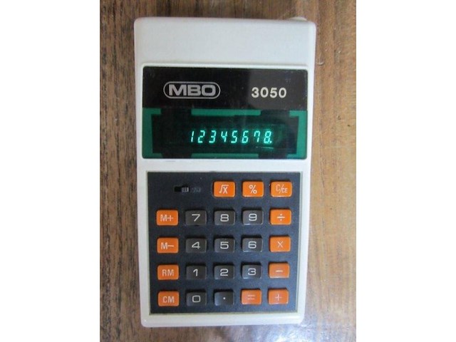 MBO 3050 - stari kalkulator iz 1978. godine