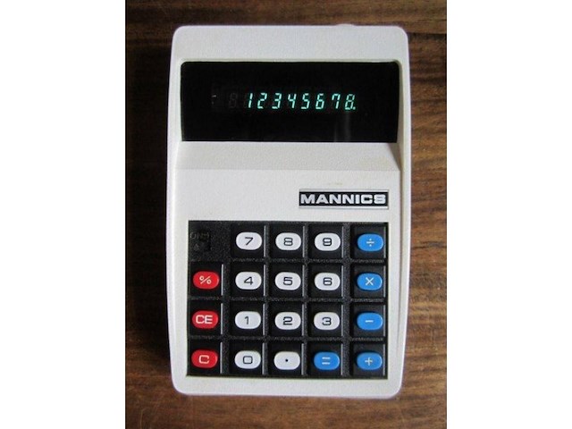 MANNICS 800 - vrlo redak stari kalkulator