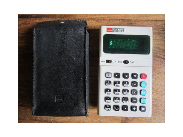SHARP Elsi Mate EL-8104 - stari kalkulator iz 1975.g