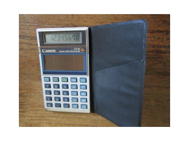 CANON  LS-61  stari solarni džepni kalkulator