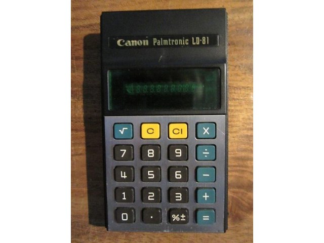 CANON Palmtronic LD-81, stari kalkulator iz 1975.godine
