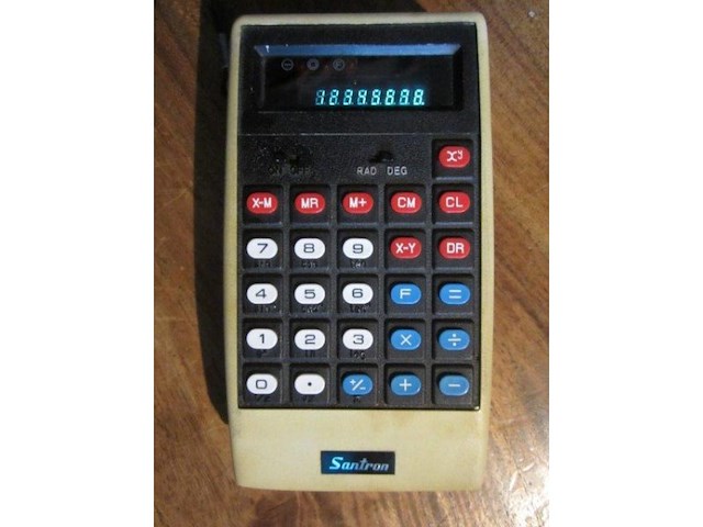 SANTRON  8SR - stari kalkulator iz 1975.godine