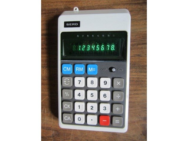 SERD  Koln  - stari kalkulator iz 1975.godine